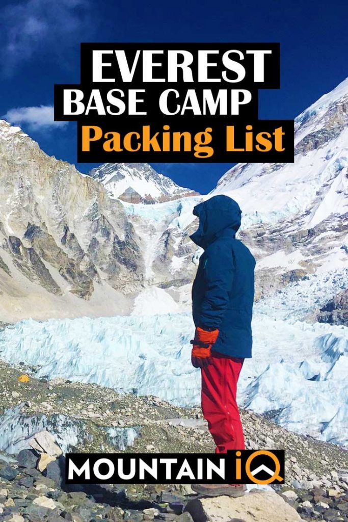 Everest Base Camp Packing List - The Complete Equipment Guide
